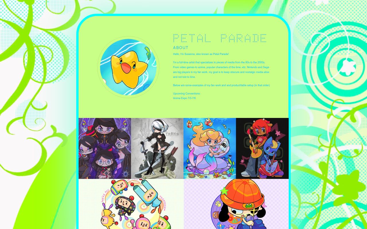 Petal Parade Portfolio